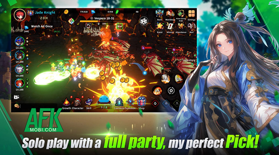Khám Phá Pixel Heroic Legend – Idle Party: Hành Trình Phiêu Lưu Cùng Đội Hình Anh Hùng Pixel ...