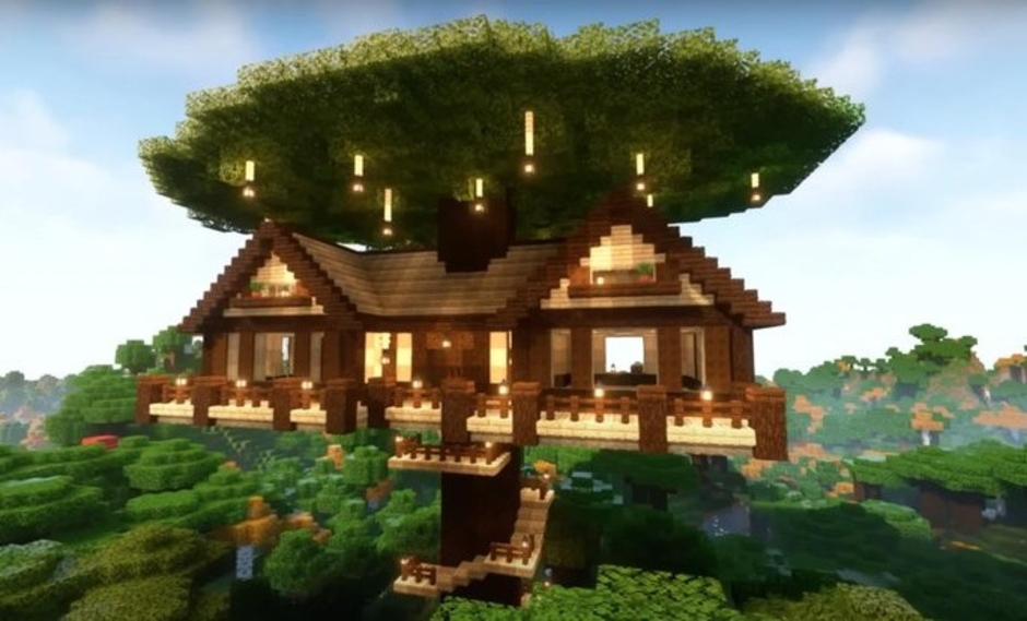 Top những ngôi nhà trên cây ấn tượng nhất để xây dựng trong Minecraft ...